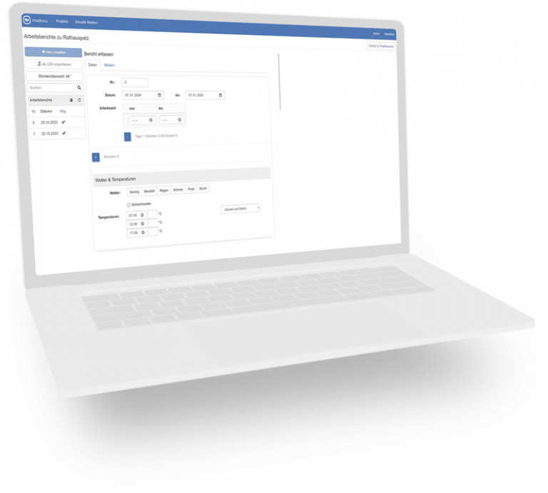 Voller Überblick, Berichte, Benutzerverwaltung und mehr - Modocu ...